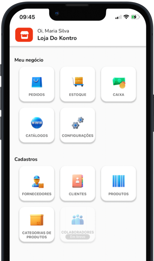 Kontro - Catálogo digital, gerenciamento financeiro e muito mais.